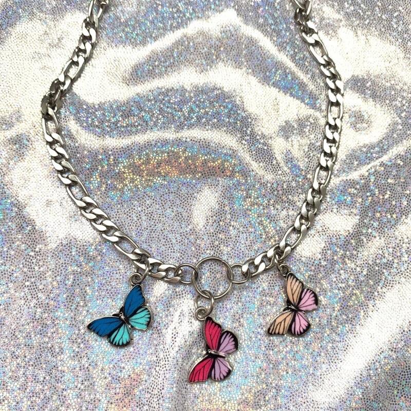 Butterfly Chain Necklace - Sour Puff Shop