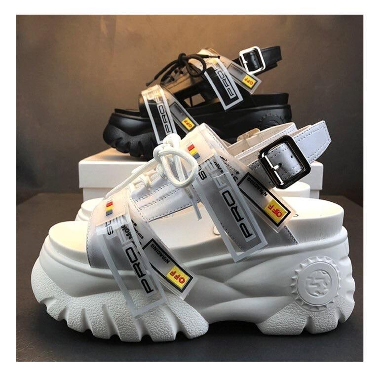 Chunky Wedged Sandals - Free Shipping - Sour Puff Shop