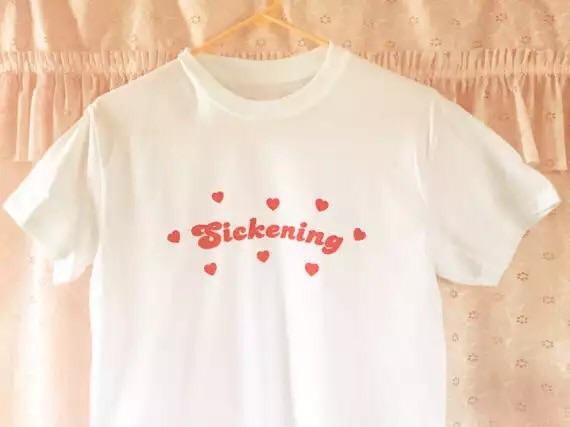 Love Sick T-Shirts - Mood Pink Shirt - Sour Puff Shop
