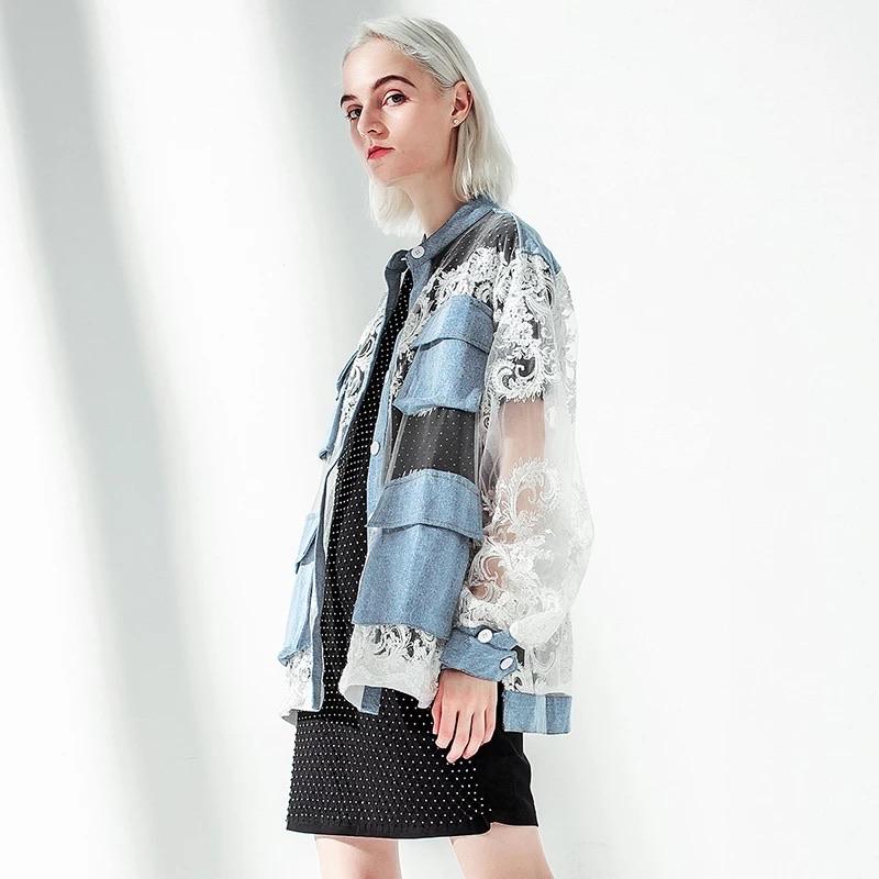 Semi Transparent Blue Jacket 💙 - Sour Puff Shop